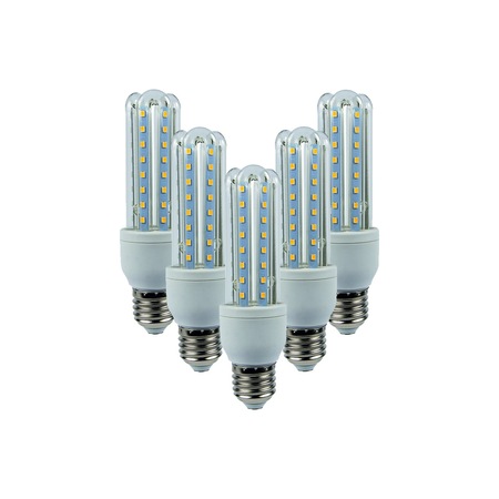 Set 5 Becuri Led Corn 3W Lumina Rece E27 - eMAG.ro