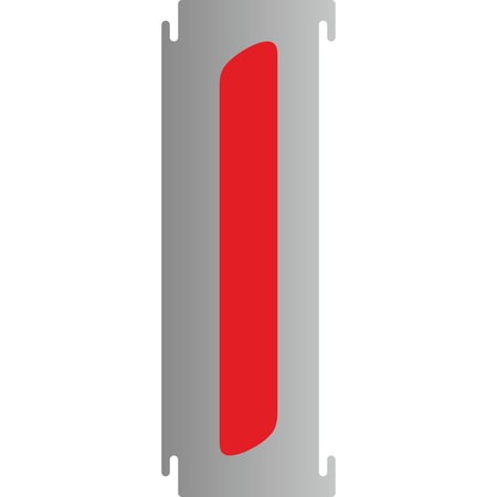 Sablon inox litera I - font MSL23 200mm - 1 piesa - eMAG.ro
