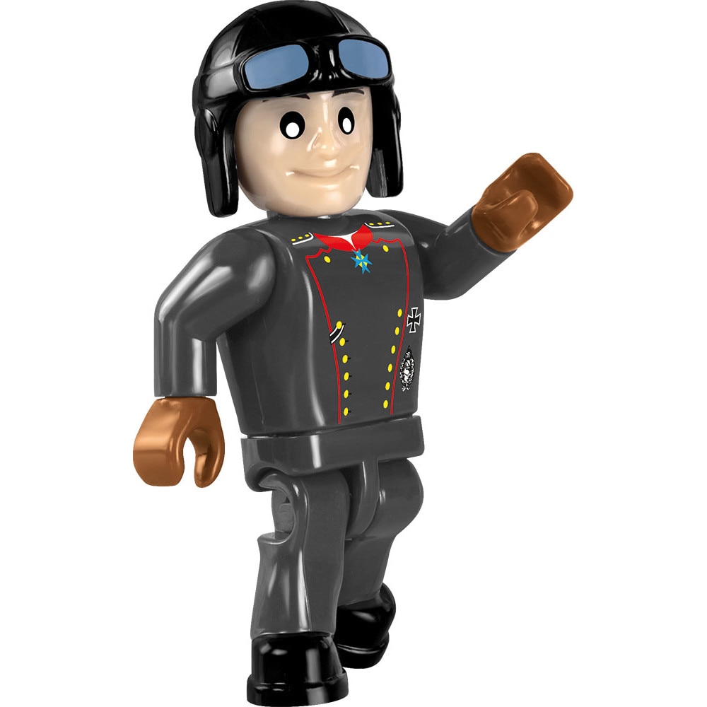 Set de constructie Cobi 2974, Avion P6 Fokker Dr.1 Red Baron, Rosu (175 ...