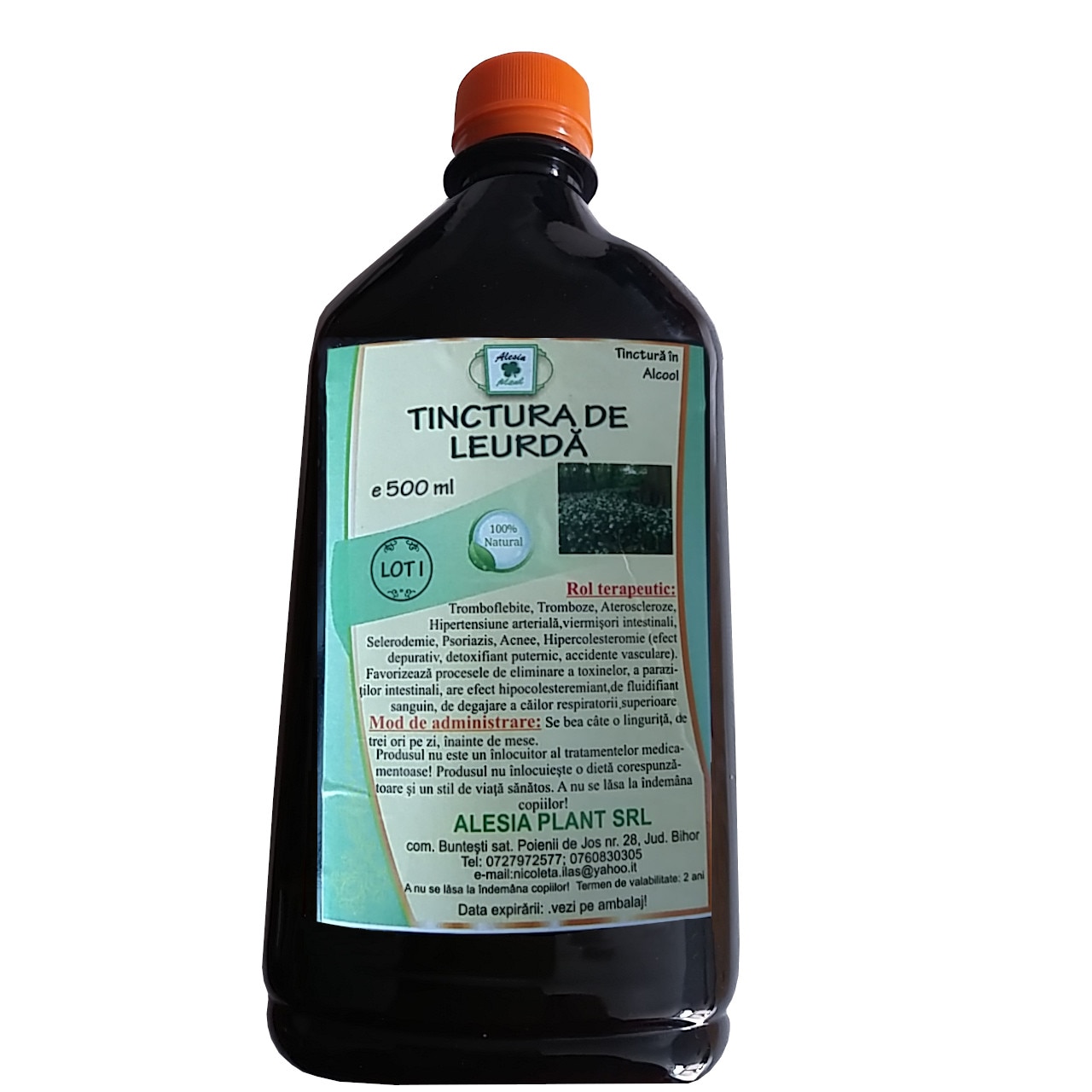 Tinctura de leurda, Alesia Plant, 500 ml - eMAG.ro