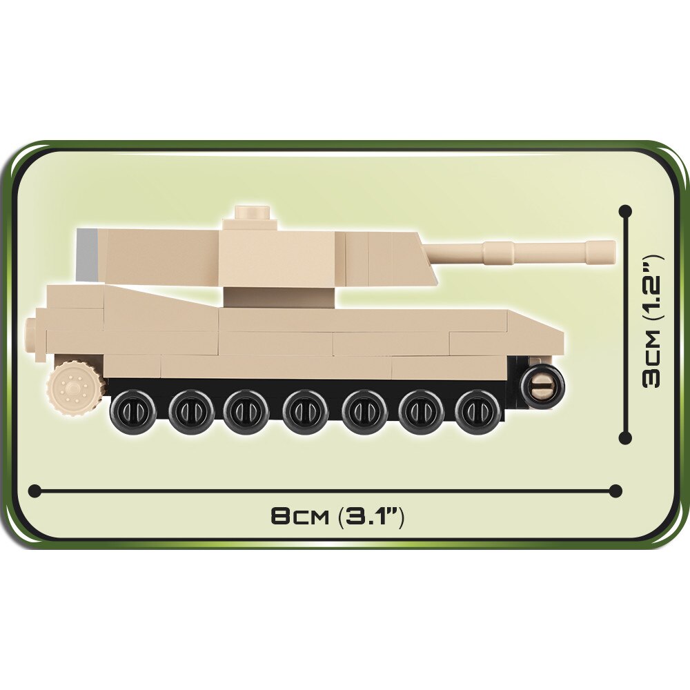 Set de construit Cobi, Nano tanc, M1 Abrams - eMAG.ro