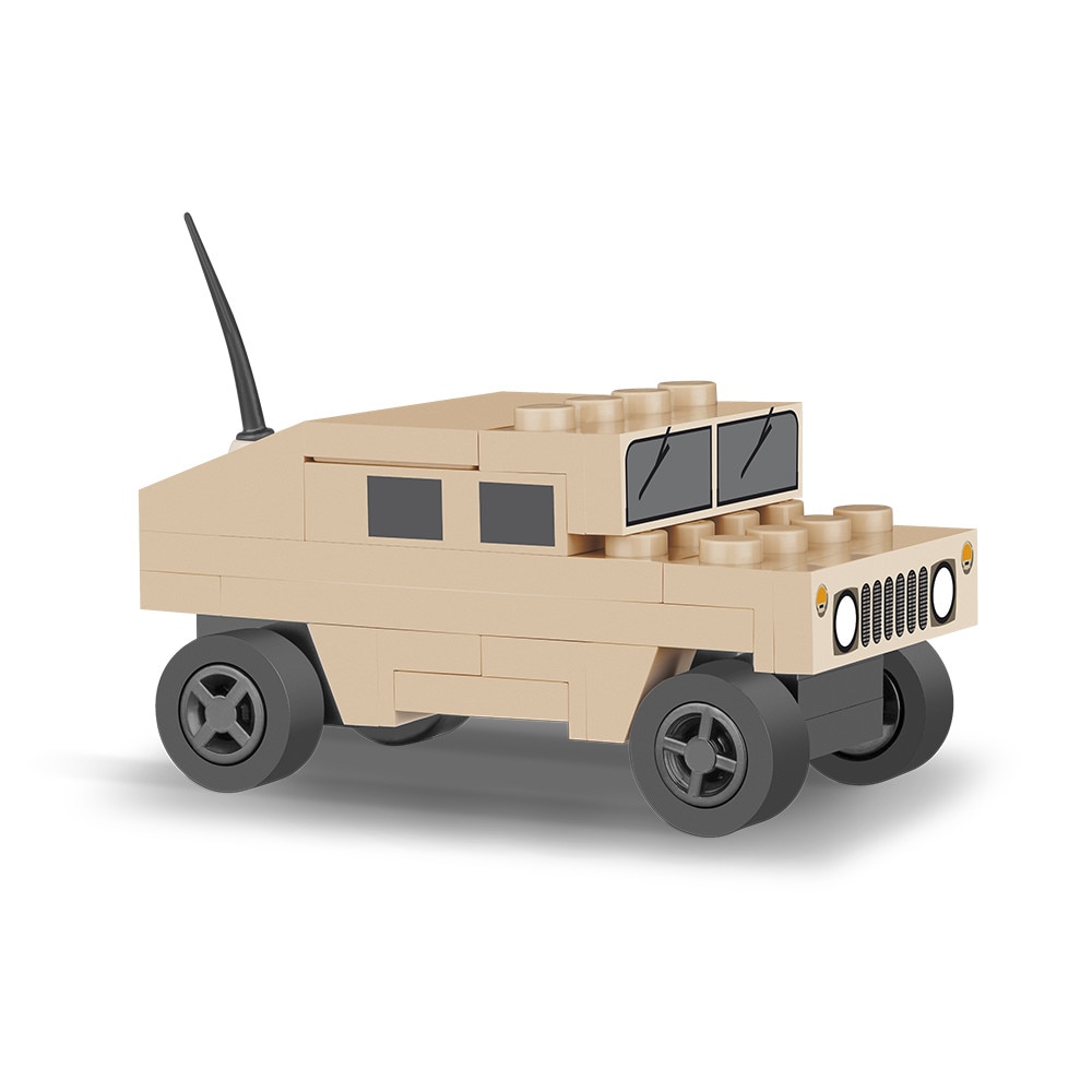 Set de construit Cobi, Nano Tanc, AAT VEHICLE DESERT - eMAG.ro