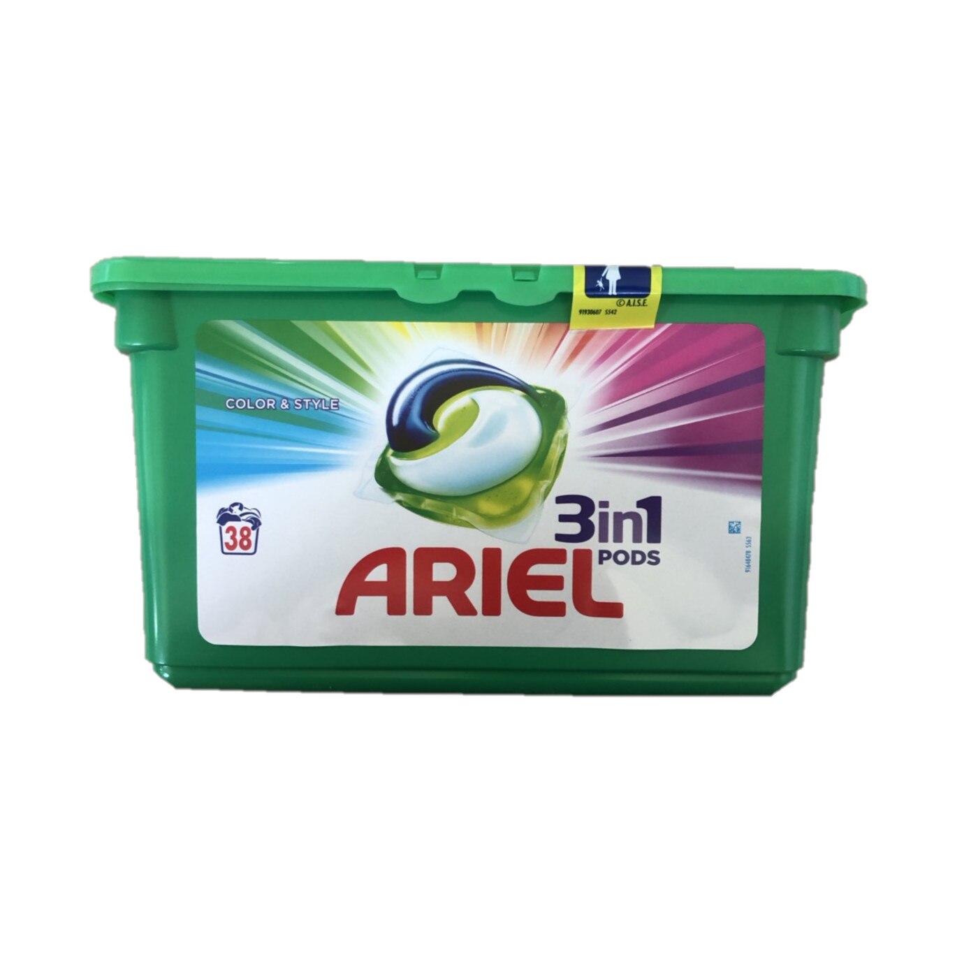 Капсули за пране Ariel 3in1 PODS Color&style, 38 бр. - eMAG.bg