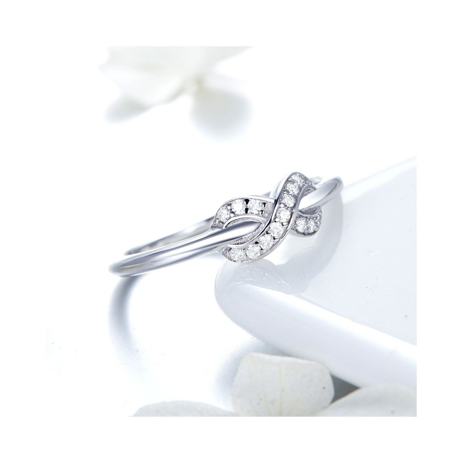 Inel din argint Crystal Infinite 7 - eMAG.ro