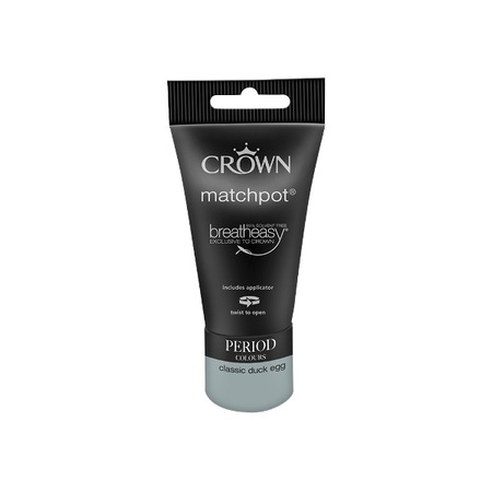 Тестер интериорна боя Crown Period Collection Classic Duck Egg, 40 мл ...