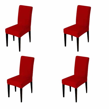 Set 4 huse universale pentru scaunele de masa, bucatarie, sufragerie ...