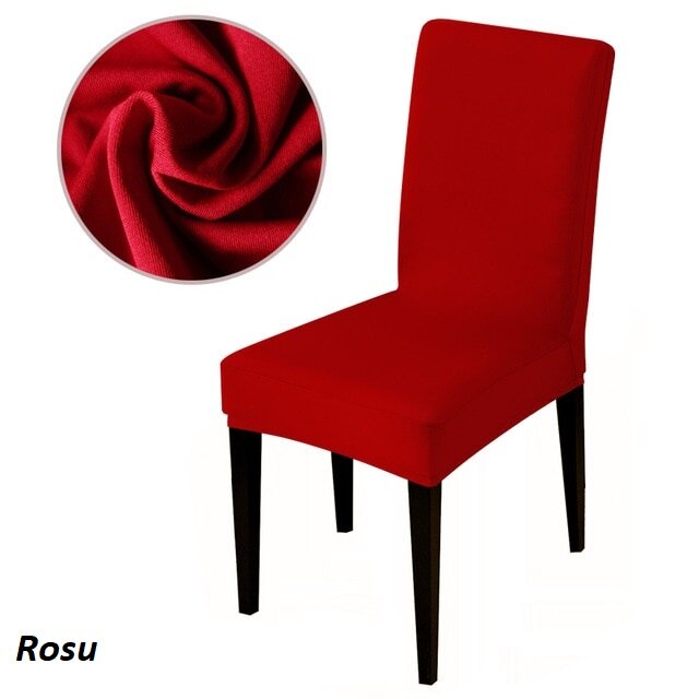 Set 6 huse universale pentru scaunele de masa, bucatarie, sufragerie ...