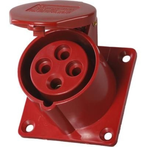 Priza pentru montaj usa tablou 3P+T 32A, IP44, 380V, Mentavill - eMAG.ro