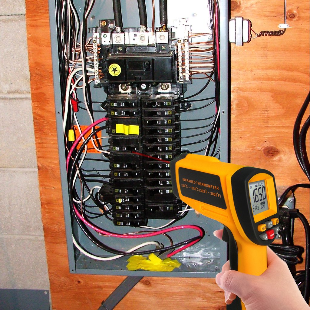 Termometru digital non contact cu infrarosu, eTop, IR-G1650, 50:1 ...