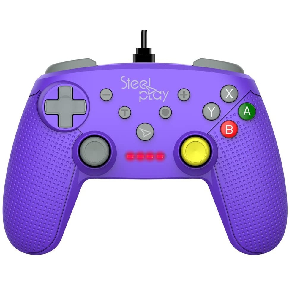 Controller Steelplay Wired Gcube Purple Nintendo Switch - eMAG.ro