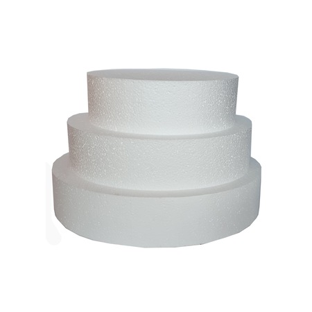 Macheta rotunda tort, VALITIME VDR, 3 etaje poliester, 48x40x32 cm, 10 ...