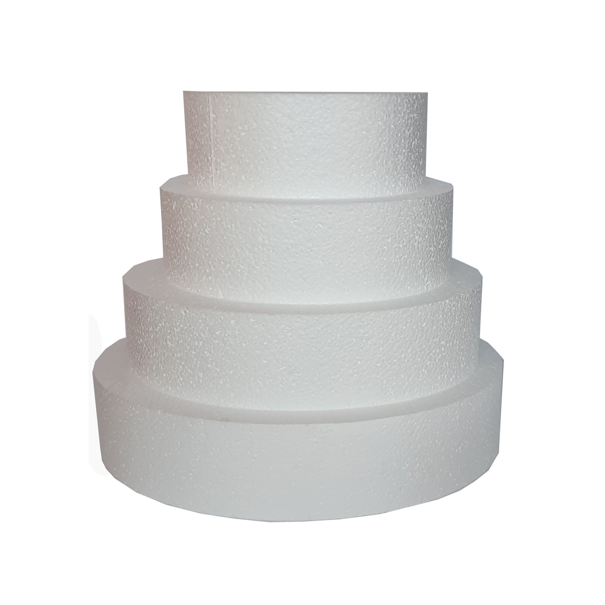 Macheta rotunda tort, VALITIME VDR, 4 etaje poliester, 48x40x32x26 cm ...