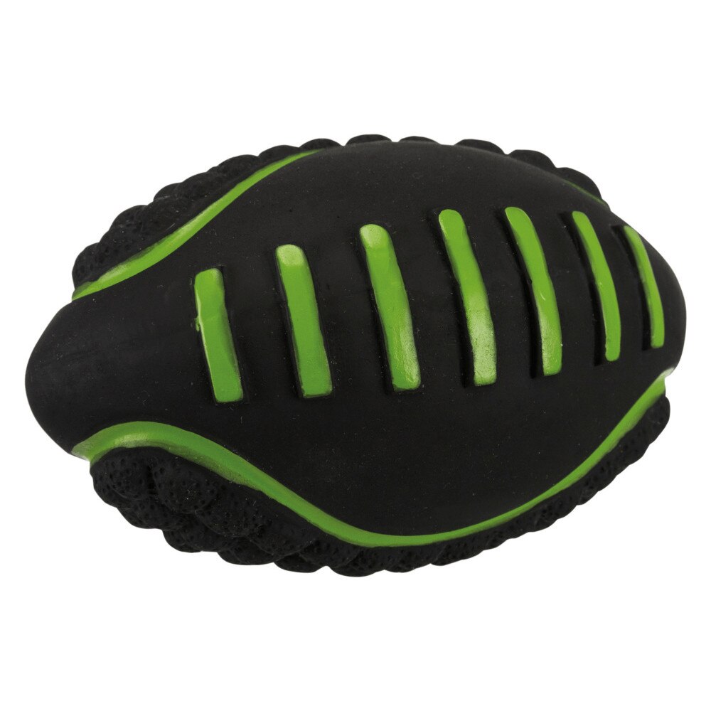 Jucarie Trixie minge rugby din latex cu sunet 11 cm pentru caini 34483 ...