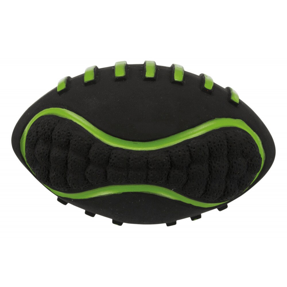Jucarie Trixie minge rugby din latex cu sunet 11 cm pentru caini 34483 ...