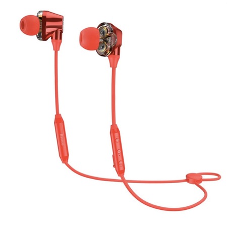 Casti Bluetooth Baseus Original Encok S10 Dual Dynamic Red - eMAG.ro