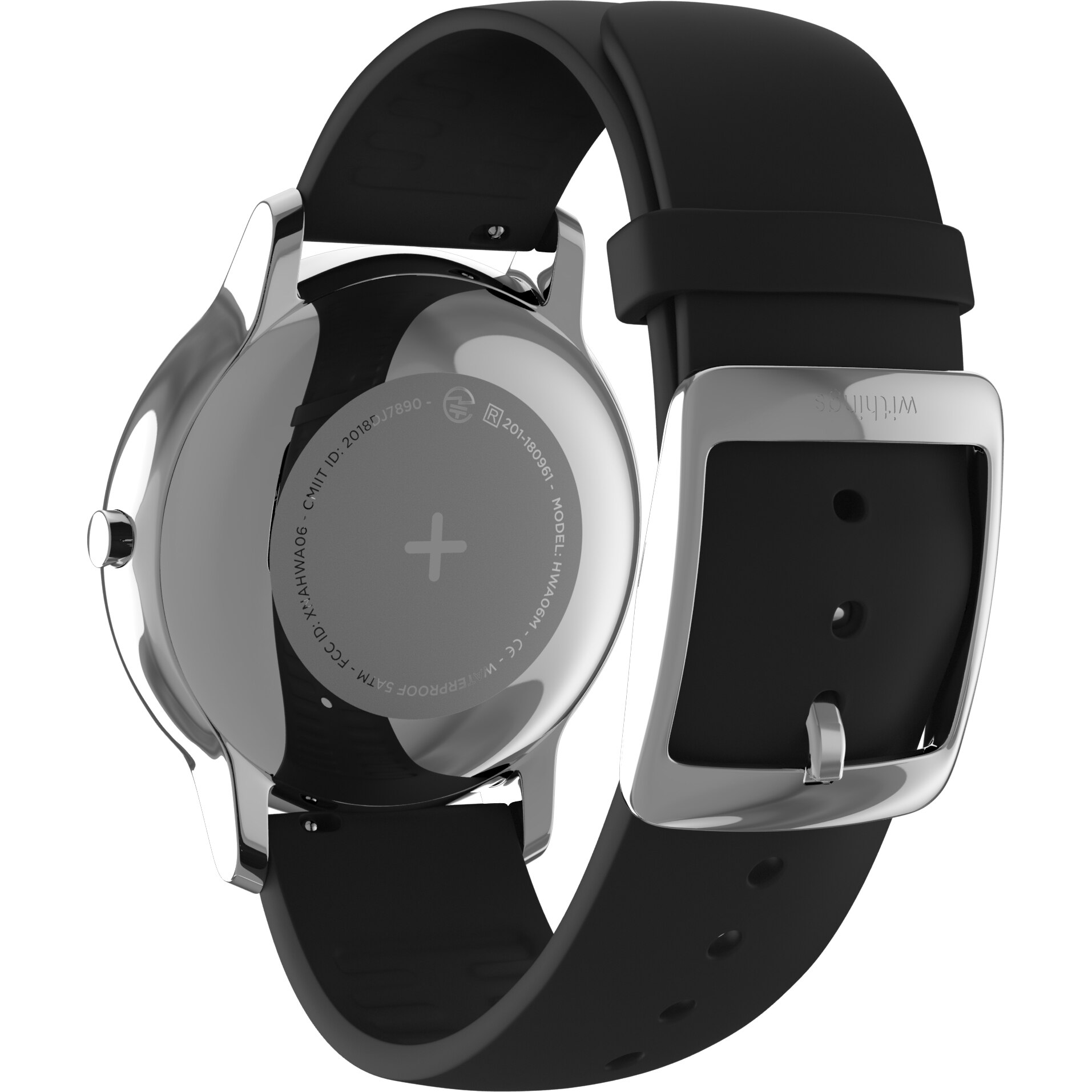 Часовник smartwatch Withings Move Timeless, Black / Silver - eMAG.bg