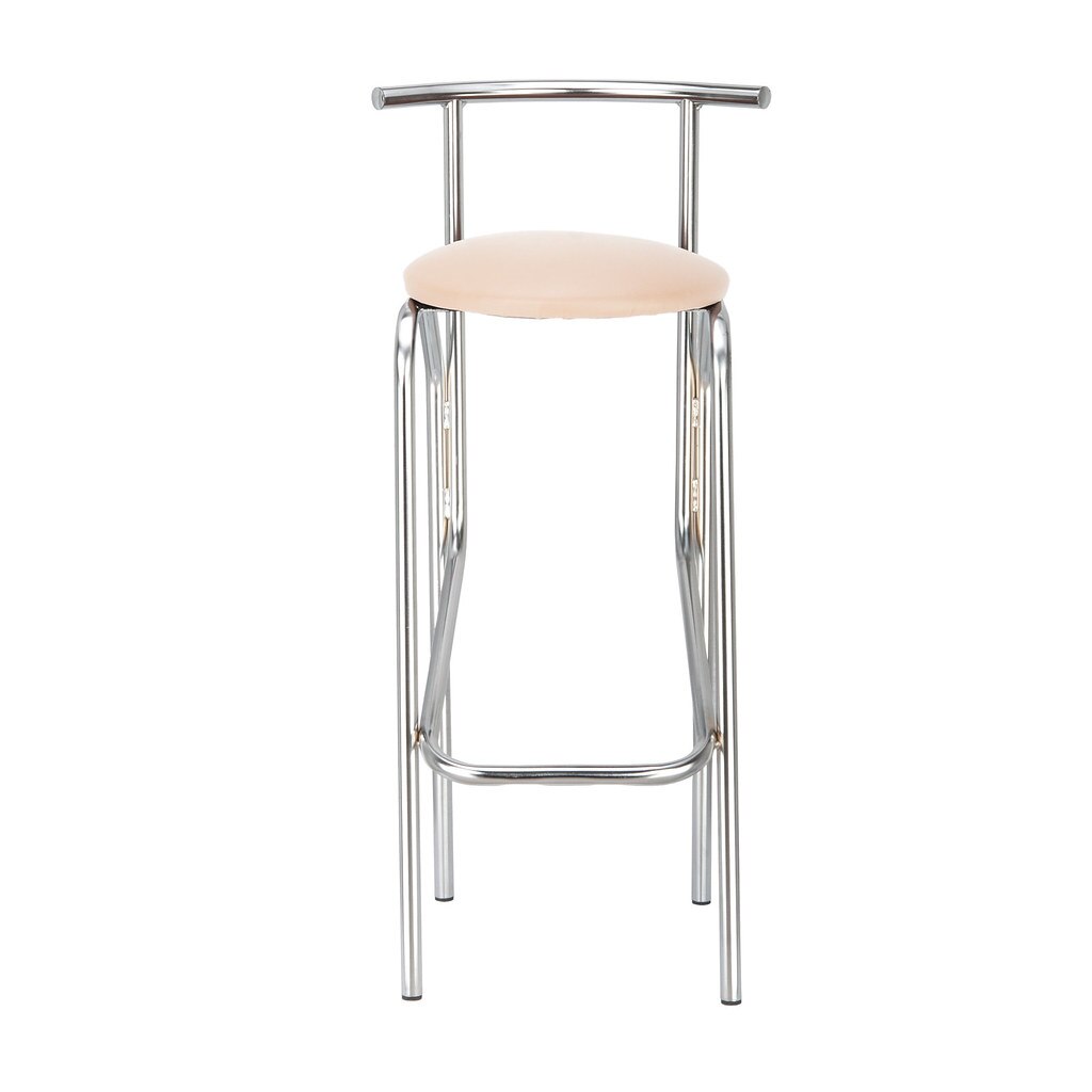 Set 2 scaune bar cafenea JOLA, Crem piele ecologica - eMAG.ro