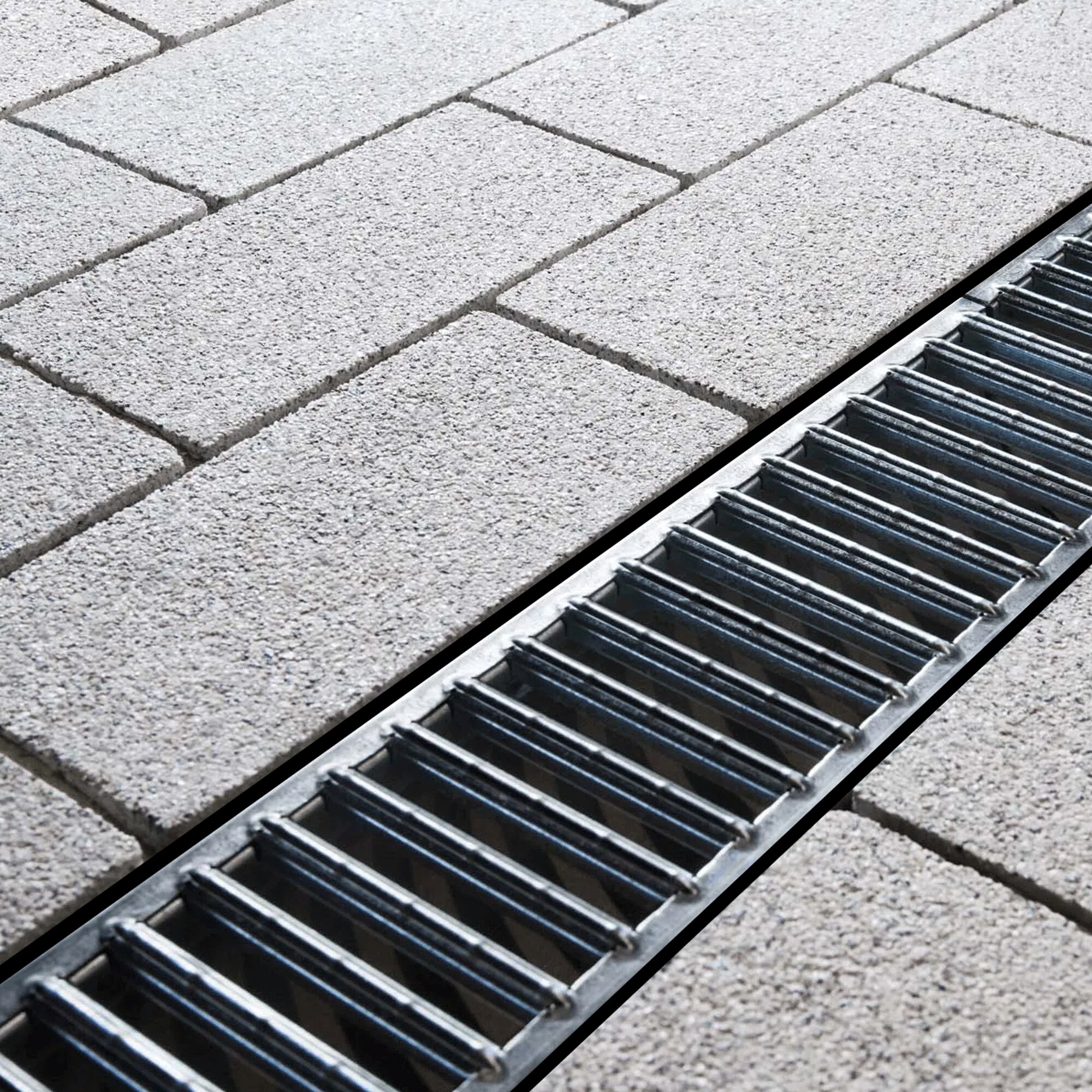 Rigola ACO Self Hexaline din PP, gratar din otel zincat, A15 ...