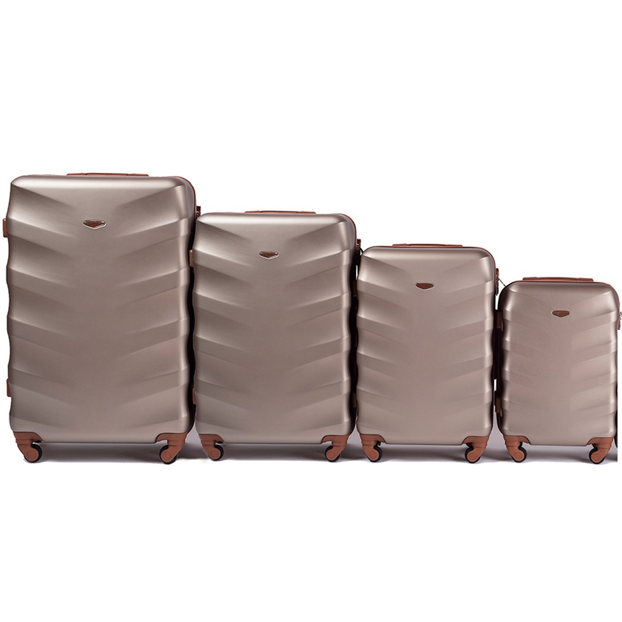 Set Troler, WINGS, ALBATROSS, ABS, 4 Piese, Auriu - eMAG.ro