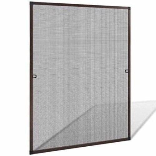 Plasa insecte, clasica cu balamale si rama aluminiu, 30 x 30, maro ...