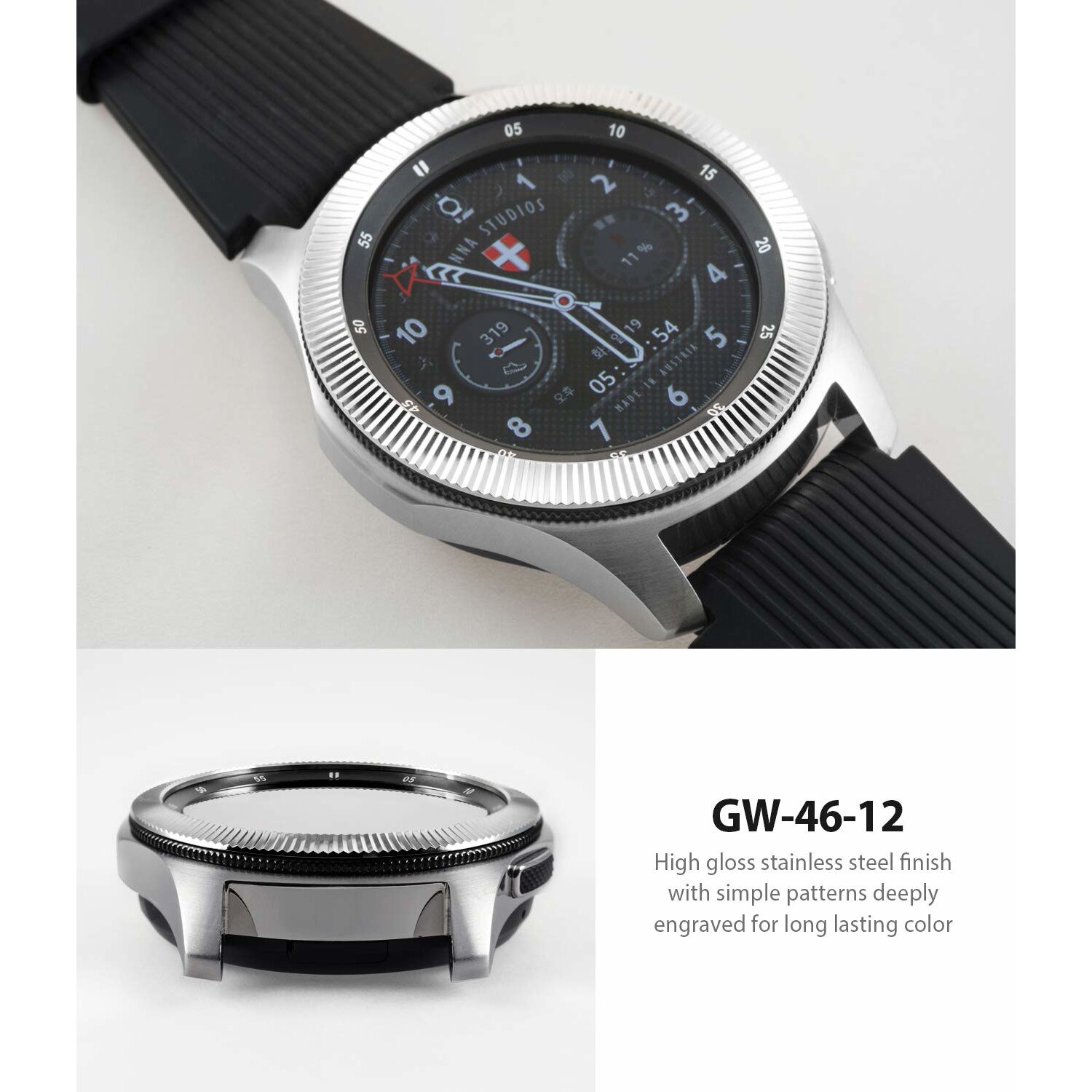 Rama ornamentala otel inoxidabil Ringke Galaxy Watch 46mm / Galaxy Gear ...