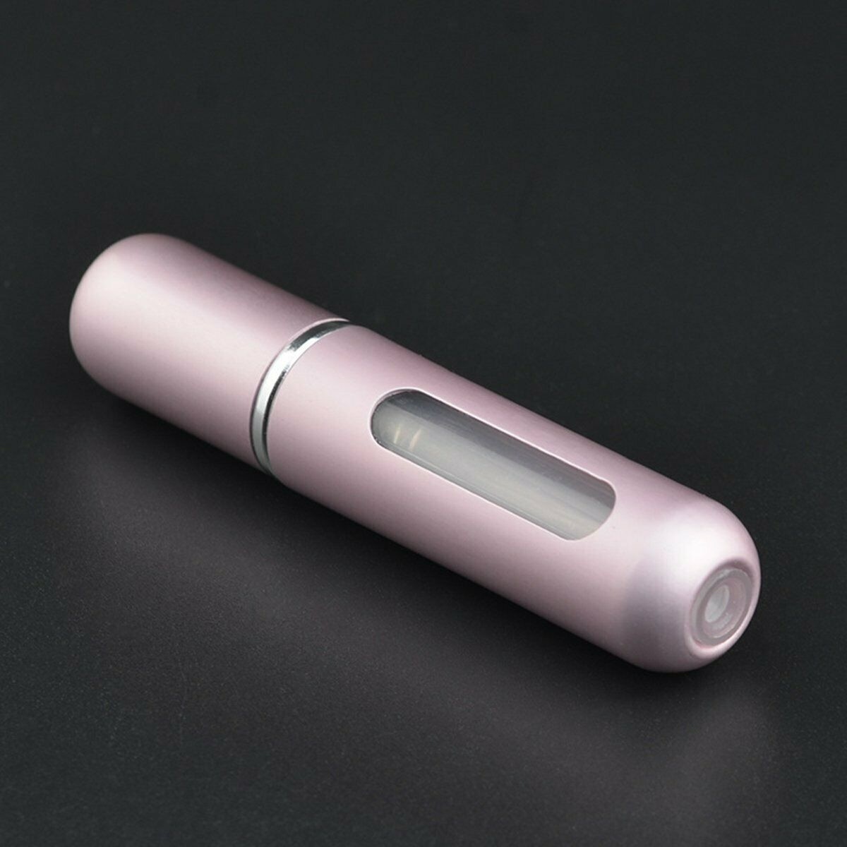 Sticla pentru parfum reincarcabila, 5 ml, pentru calatorii, roz, Gonga ...