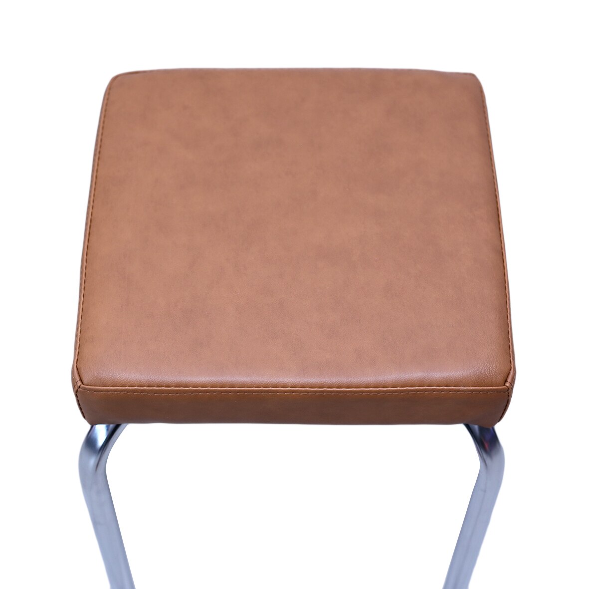 Scaun taburet MF Tutti, cadru cromat, PU, aramiu - eMAG.ro