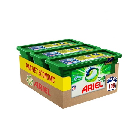 Mosószer kapszula Ariel 3in1 PODS Mountain Spring, 108 mosás - eMAG.hu