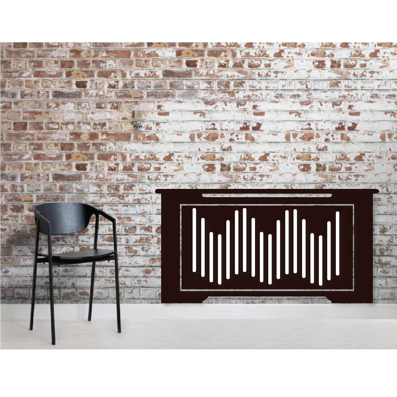 Masca calorifer din lemn, wenge, 155x80 cm, grosime 18 mm, MLC194 - eMAG.ro