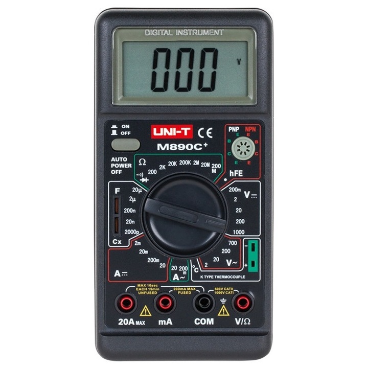 Multimetru digital UNI-T M-890C+ - eMAG.ro