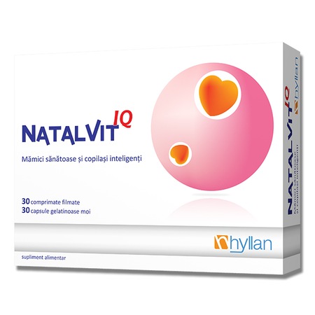 Vitamine si minerale, NatalVit IQ, combinatie de vitamine prenatale ...