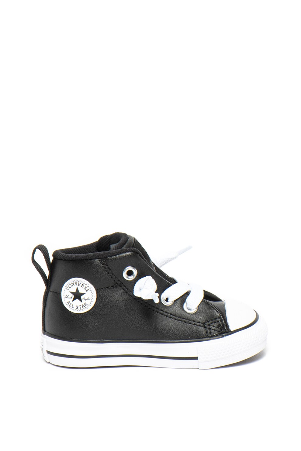 Converse, Кожени кецове Chuck Taylor All Star Street, Черен, 23 EU ...
