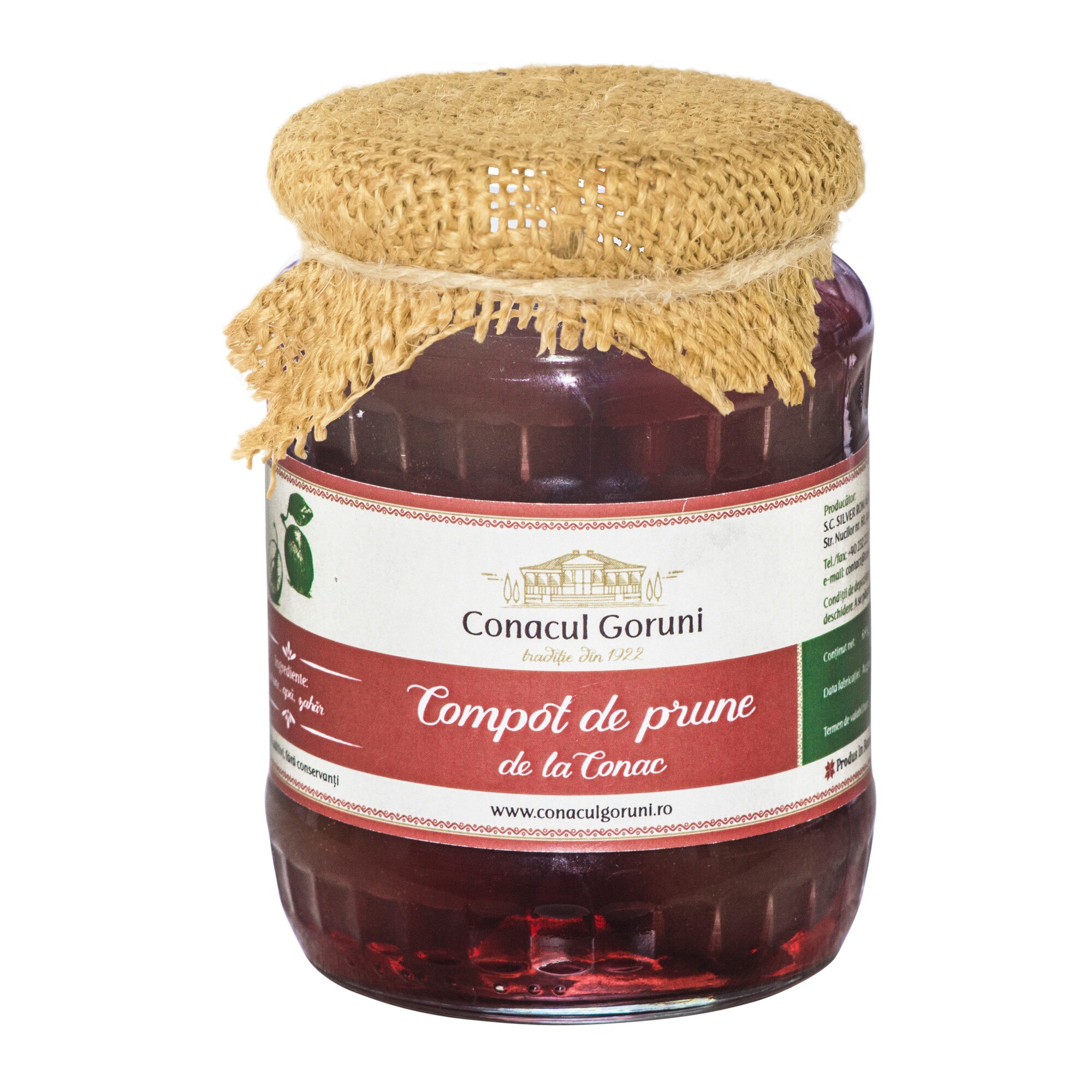 Compot de prune de la Conac, Conacul Goruni, 685g, Romania - eMAG.ro