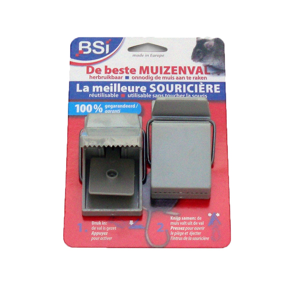 Set 2 Capcane de Soareci BSI gri reutilizabile - eMAG.ro