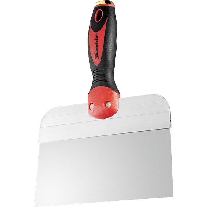 Spaclu-fatada, din otel, 300 mm, maner cu doua componente, panza larga ...