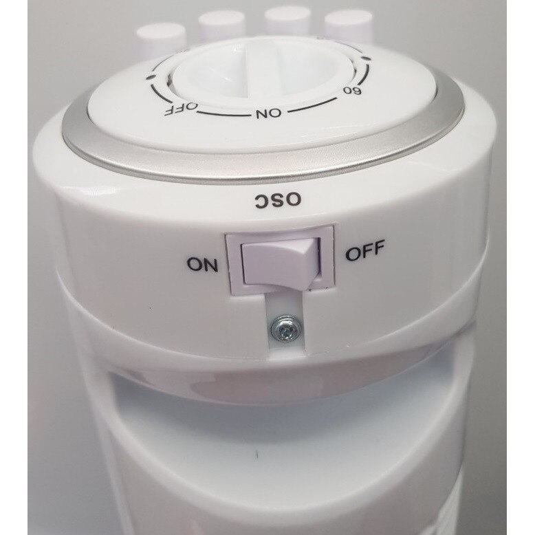 Вентилатор кула Easy Home 96382, 50W, 3 степени, Таймер, Бял - eMAG.bg