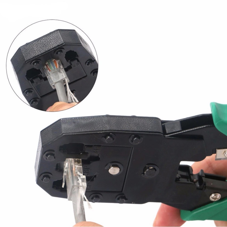 Cleste sertizare / mufare cablu retea (UTP, FTP, RJ45, 8P8C) sau ...