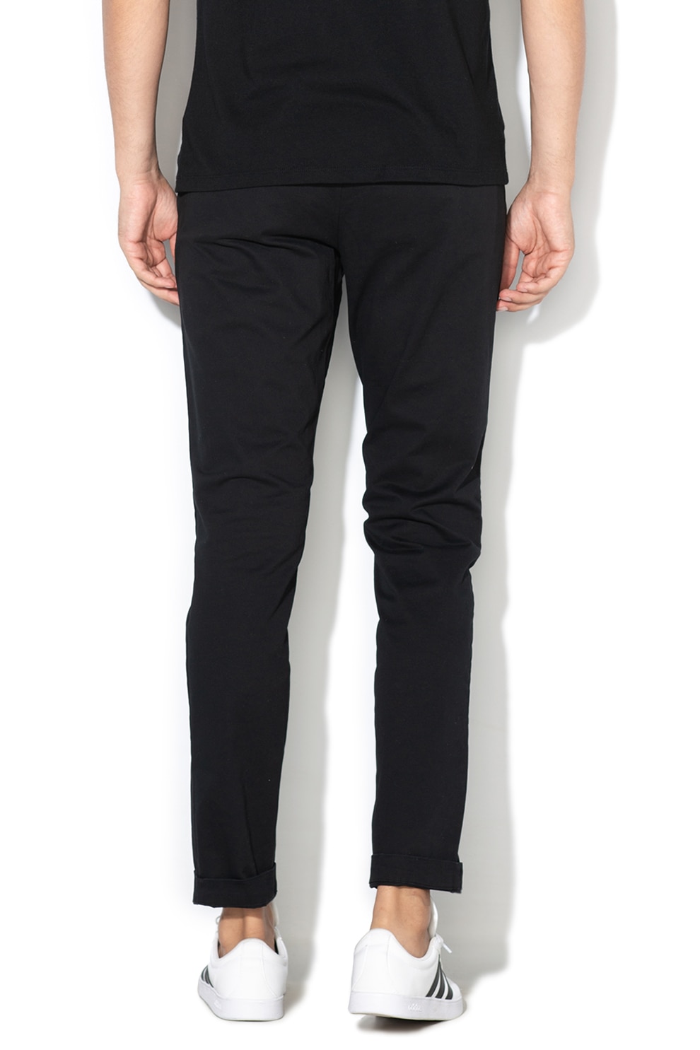 GAP, Pantaloni chino slim fit GapFlex, Negru, W30-L32 - eMAG.ro