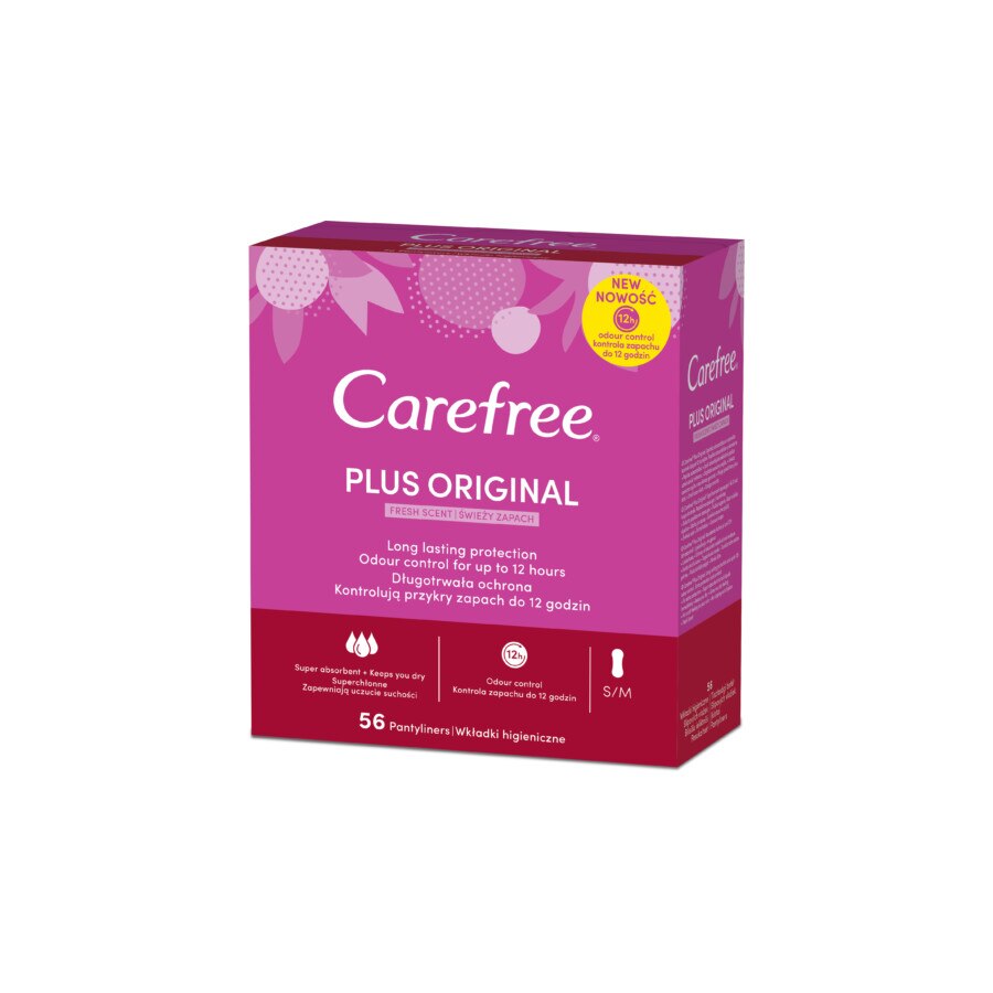 Carefree Plus Original Normal Fresh 56 db - eMAG.hu