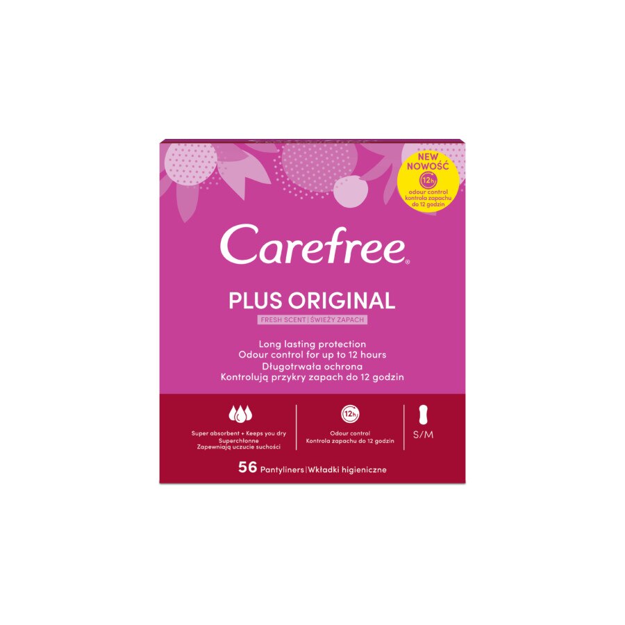 Carefree Plus Original Normal Fresh 56 db - eMAG.hu