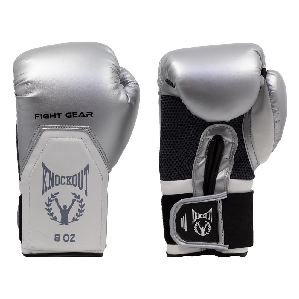 Manusi box, Knockout, Starter, Silver-14 OZ - eMAG.ro