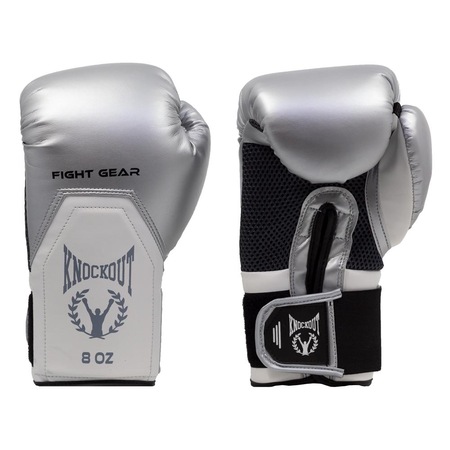 Manusi box, Knockout, Starter, Silver-14 OZ - eMAG.ro