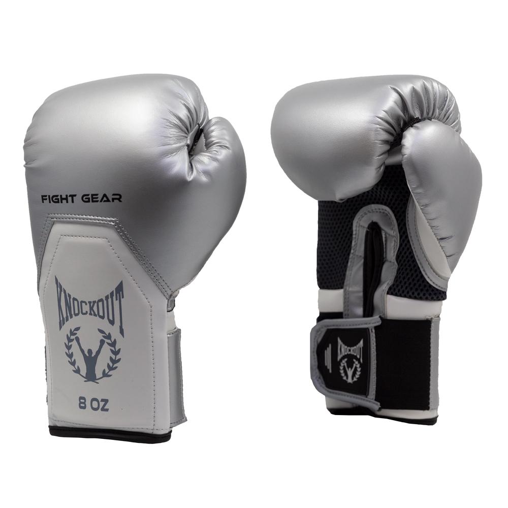Manusi box, Knockout, Starter, Silver-14 OZ - eMAG.ro