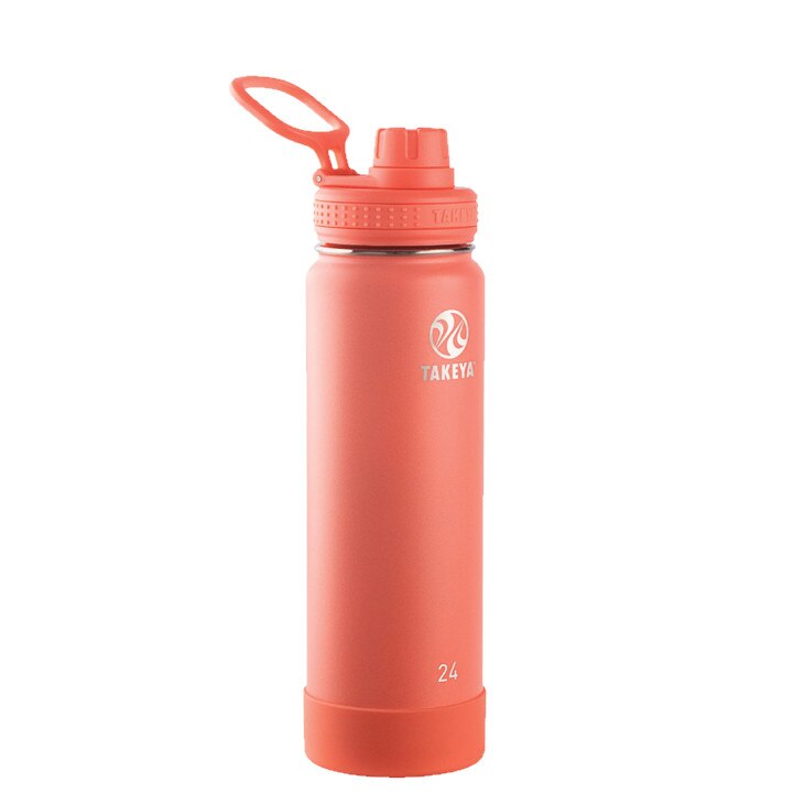 Bidon izolant / termos Takeya® Actives, 700 ml, coral - eMAG.ro