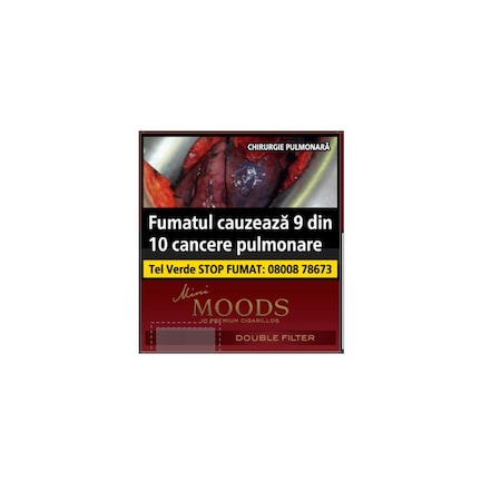 Tigari de foi, Dannemann, Mini Moods Double Filter, cigarillo, 10 buc ...