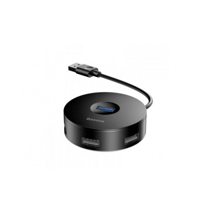 Baseus adapter, Round Box HUB, USB 3.0, 3 x USB, fekete - eMAG.hu