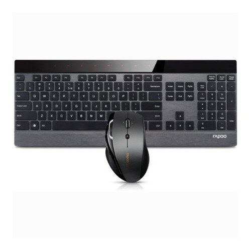 Rapoo 8900p blade vezeték nélküli magyar billentyűzet és egér fekete, Billentyűzet - eMAG.hu