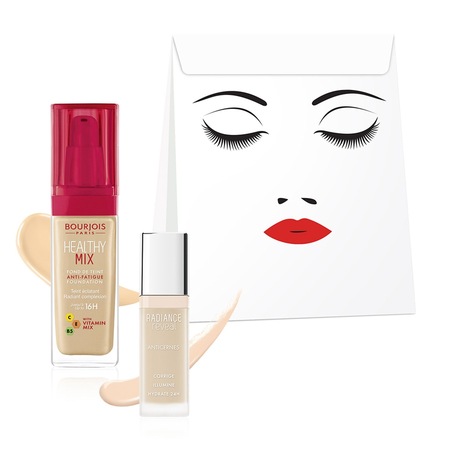 Set cadou Bourjois: Fond de ten Healthy Mix + Anticearcan Radiance ...