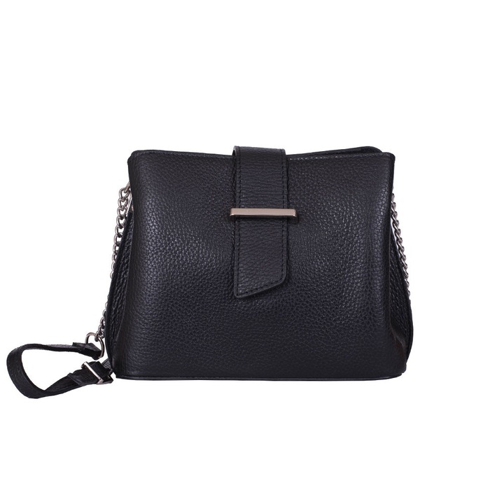 Mini poseta dama din piele Avery neagra - eMAG.ro