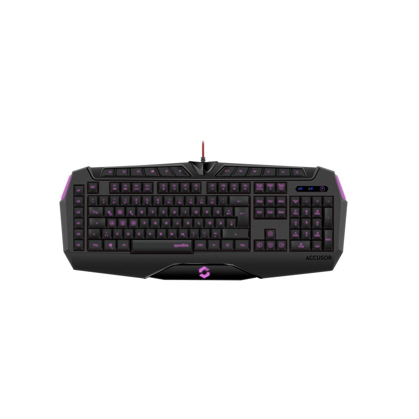 Tastatura Gaming SpeedLink Accusor Advanced US Layout Negru - eMAG.ro